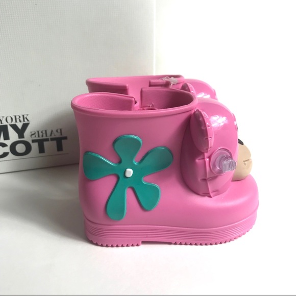 Mini Melissa | Shoes | Mini Melissa Pink Monkey Welly Bootsjeremy Scott ...